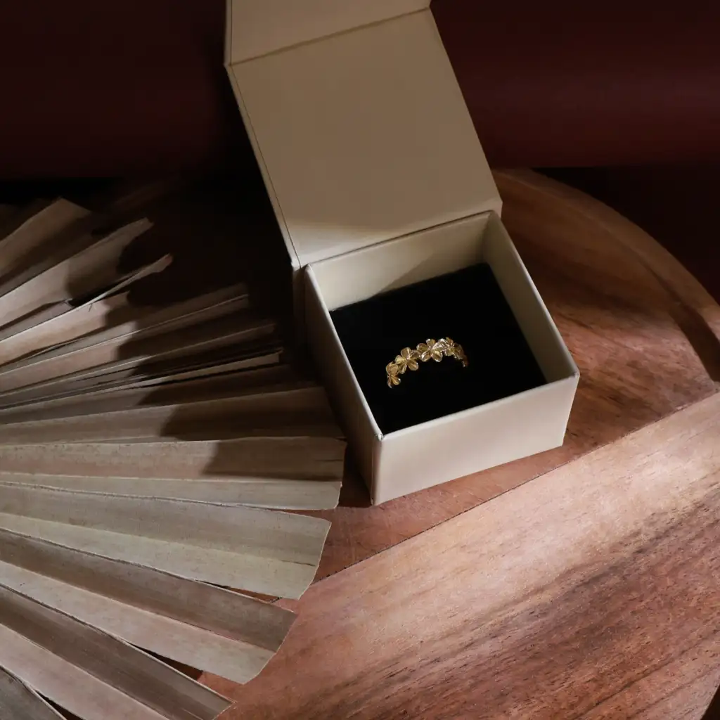 Buy Adjustable Rings Online – Champa Ring | Elavie